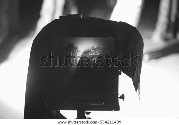 Vintage Large Format Camera Back View Stock Photo 554211409 | Shutterstock