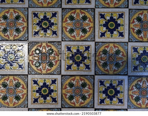 Vintage Tile Floor Pattern Background Stock Photo 2190503877 | Shutterstock