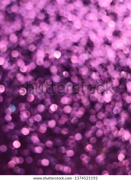 Violet Shining Glitter Texture Background Selective Stock Photo ...