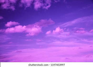 Similar Images, Stock Photos & Vectors of Violet sky cloud beautiful ...