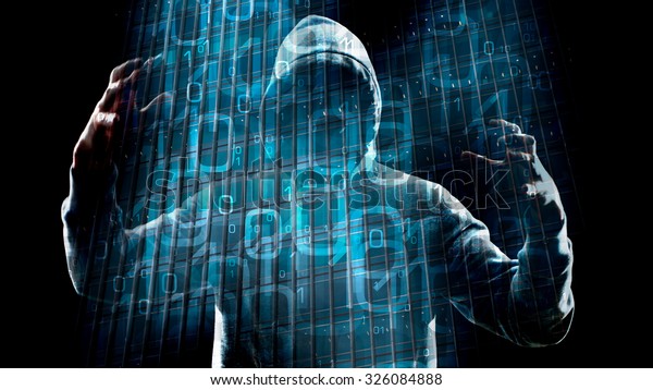 Virtual Reality Hacker Attack Stock Photo (Edit Now) 326084888