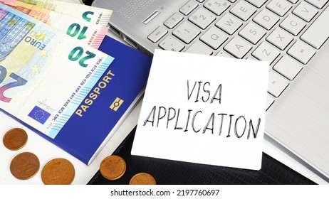 Visa Application Shown Using Text Stock Photo 2197760697 | Shutterstock
