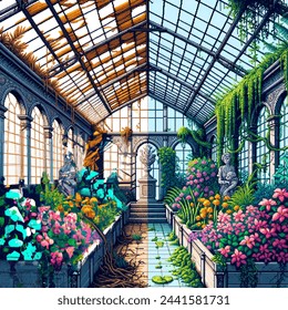 Visualize Pixel Art Composition Divided Into AI 生成图片2441580617 ...