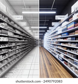 1990 Hardware Store Interior No People AI-generated image 2480649891 ...