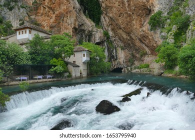 Vrelo Bune Monastery Source Watterfall Blagaj Stock Photo 1653795940 ...