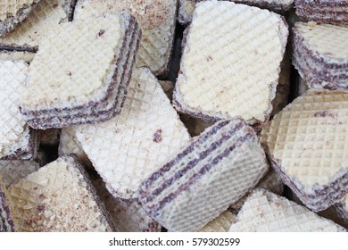 Wafer Biscuit Texture Wafer Pattern Background Stock Photo 575592028 ...