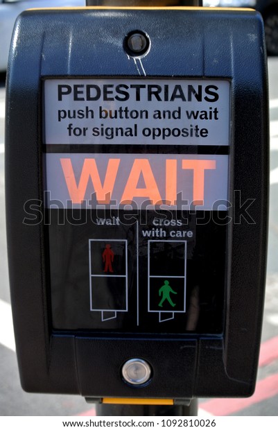 Waiting Button Traffic Light Stock Photo 1092810026 | Shutterstock