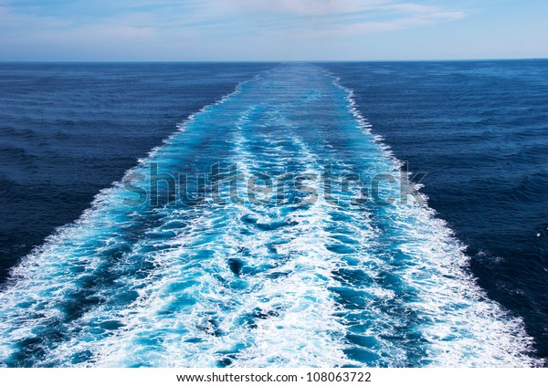 Wake Ocean Made By Cruise Ship Stock Photo (Edit Now) 108063722 Wake Ocean Made By Cruise Ship Stock Photo (Edit Now) 108063722