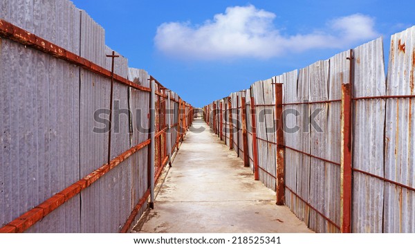 Walk Path Sky Stock Photo (Edit Now) 218525341