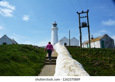 Walking Steps South Stack Lighthouse Holyhead Stock Photo 1262370889 ...