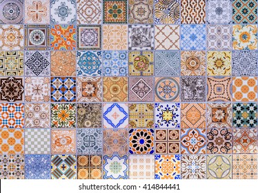 Wall Ceramic Tiles Patterns Mega Set Stock Photo 414844441 | Shutterstock