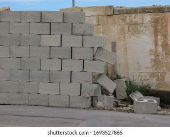 Wall Falling Down End Failure Concept Stock Photo 1693527865 | Shutterstock