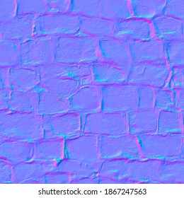 Rock Cliff Normal Map Texture Bump Stock Illustration 1804783330 ...