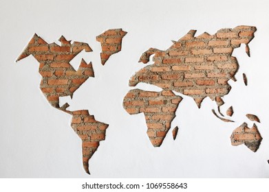 Wallpaper Map Word Stock Photo 1069558643 | Shutterstock