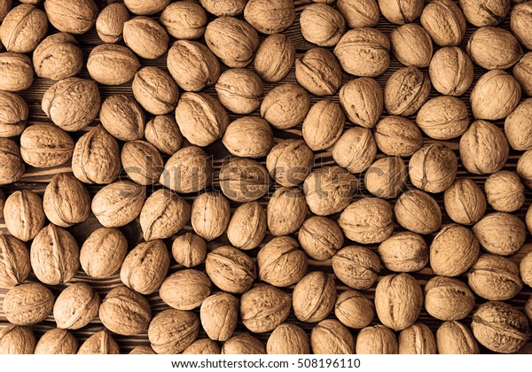 Walnuts Background Walnuts Texture Group Walnuts Stock Photo 508196110 ...