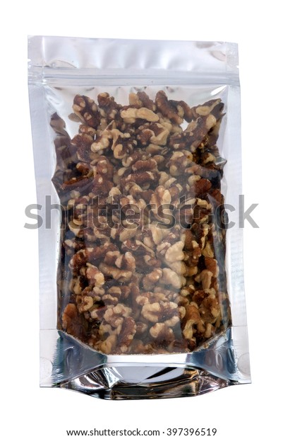 Walnuts Packaging Foil Zip Lock Bag Stock Photo 397396519 | Shutterstock