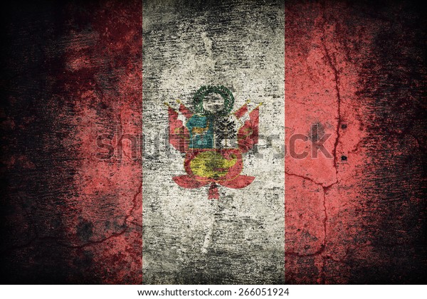War Flag Peru Flag Peru Flag Stock Photo 266051924 | Shutterstock