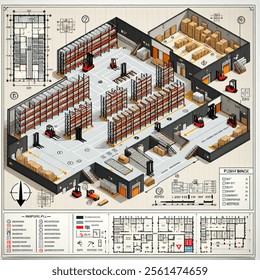 Warehouse Floor Plan Pushback Racking Fifo AI-generated image ...