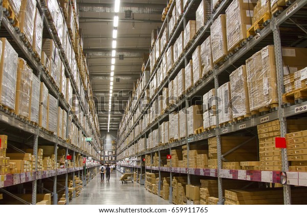 Warehouse Has Layers Stock Photo (Edit Now) 659911765