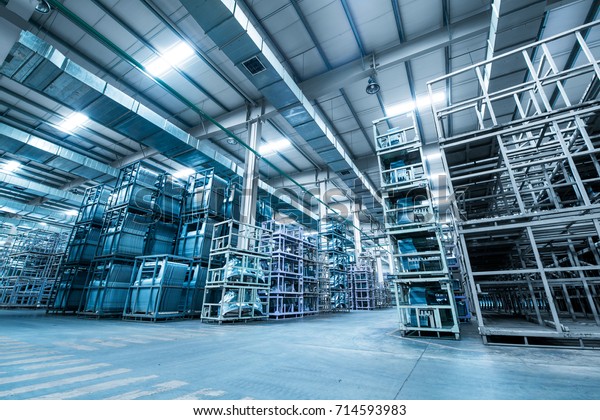 Warehouse Interior Stock Photo (Edit Now) 714593983