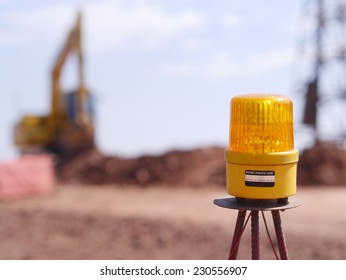 Warning Light Construction Site Stock Photo 230556907 | Shutterstock