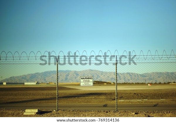 Warning Restricted Area Stock Photo 769314136 | Shutterstock