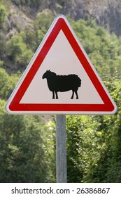 1,342 Sheep road sign Images, Stock Photos & Vectors | Shutterstock