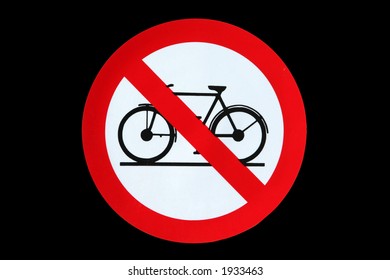 Prohibition Sign No Entry Bikes 스톡 일러스트 197997218 | Shutterstock