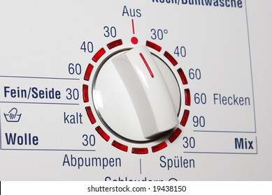 Modern Washing Machine Digital Control Panel Stock Photo (Edit Now ...