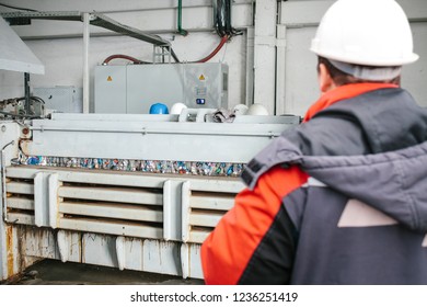 Waste Processing Plant Technological Process Acceptance Stock Photo ...