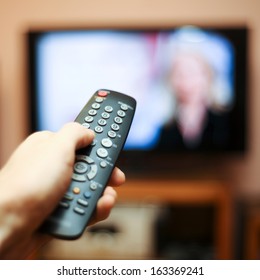 882 Watching tv using remote controller Images, Stock Photos & Vectors ...
