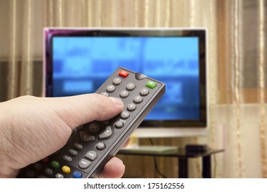 Watching Tv Using Remote Controller Stock Photo 175162556 | Shutterstock