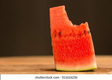 Watermelon Slice Bite Marks Stock Photo 311616236 | Shutterstock