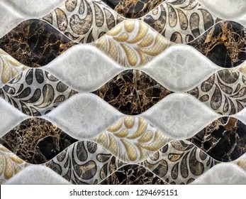Wave Pattern Wall Tiles Stock Photo 1294695151 | Shutterstock