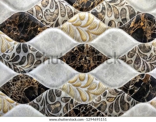Wave Pattern Wall Tiles Stock Photo 1294695151 | Shutterstock