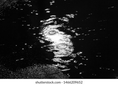 Waves Water Drops Reflection Puddle Stock Photo 1466209652 | Shutterstock