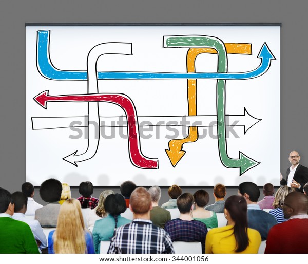 Ways Choices Decision Directions Intersection Concept Stock Photo ...