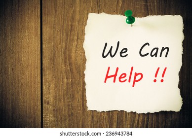 We Can Help Stock Photo 236943784 | Shutterstock