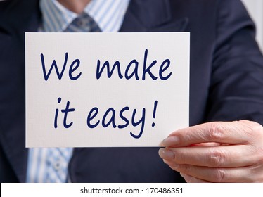 We Make Easy Stock Photo 170486351 | Shutterstock