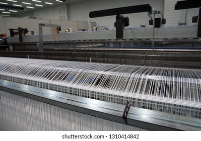 Weaving Automatic Machines Weaving Method Textile Stock Photo ...