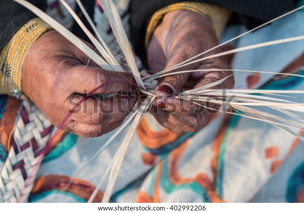 Weaving Hands Stock Photo (Edit Now) 402992206