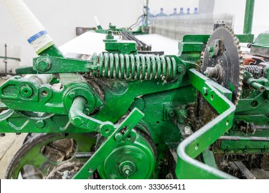 Weaving Machine Side View Large Mechanical Stock Photo 333065411 ...