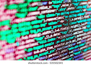 Web Site Codes On Computer Monitor库存照片535502341 | Shutterstock