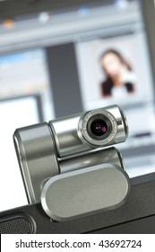Webcam Computer Screen Background Stock Photo 43692724 | Shutterstock