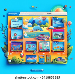 Poki Game Site AI-generated image 2452489385 | Shutterstock