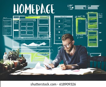 Website Development Layout Sketch Drawing Stock Photo 618909326 ...