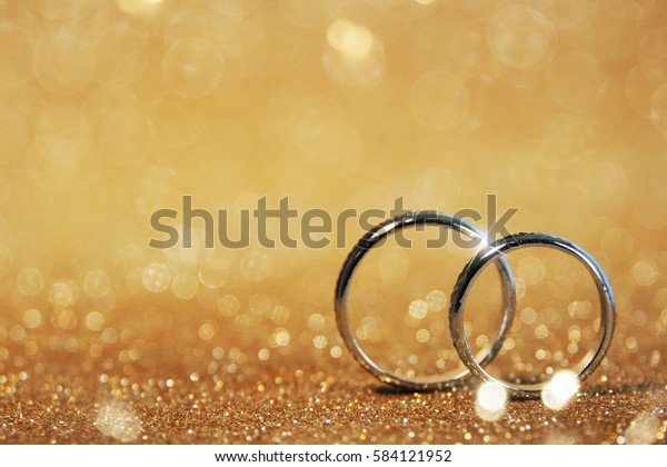 Wedding Background Rings Stock Photo (Edit Now) 584121952
