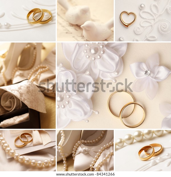 Wedding Collage Stock Photo (Edit Now) 84341266