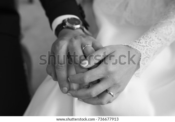 Wedding Hands Stock Photo (Edit Now) 736677913