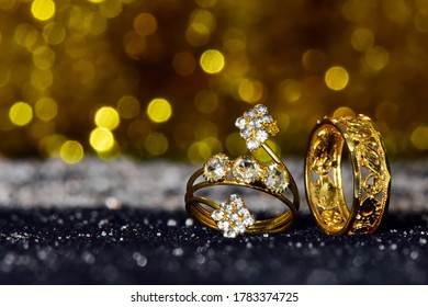 Wedding Ring Black Background Stock Photo 1783374725 | Shutterstock